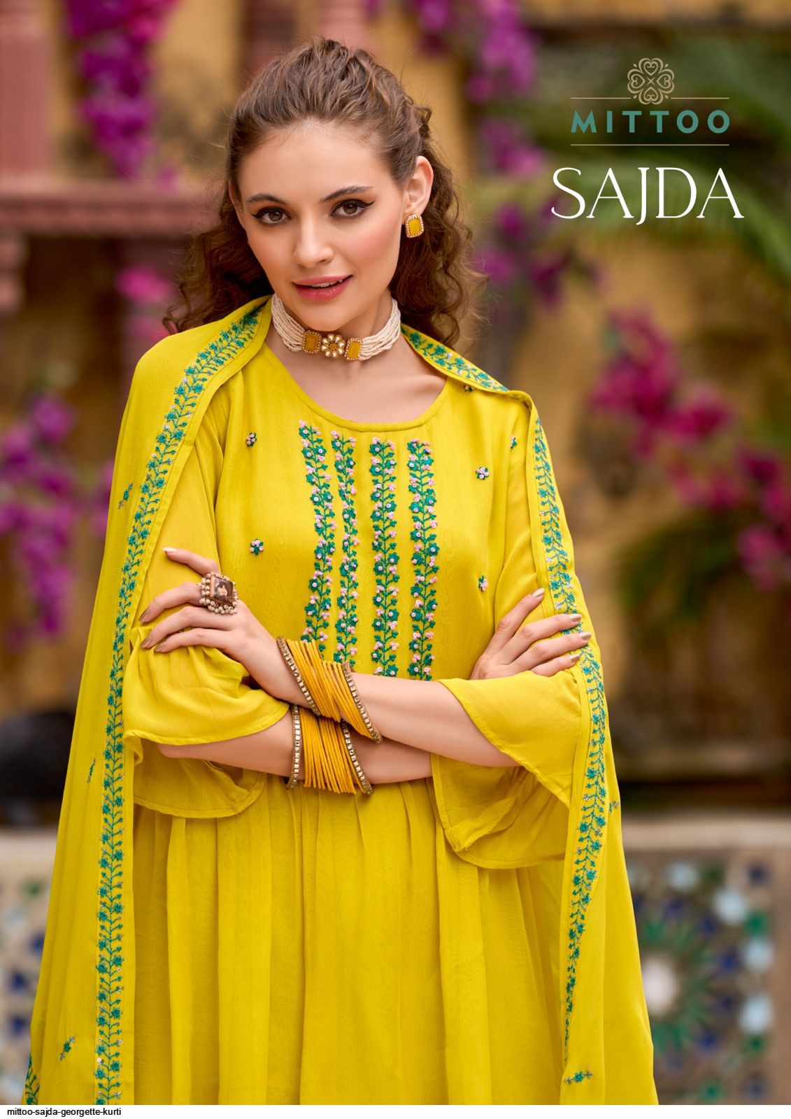 MITTOO SAJDA Georgette kurti