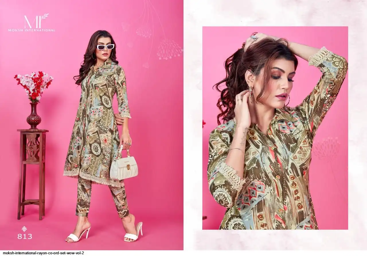 Moksh International RAYON Co-ord set WOW VOL-2