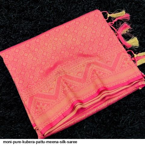 Moni pure Kubera Pattu MEENA SILK SAREE
