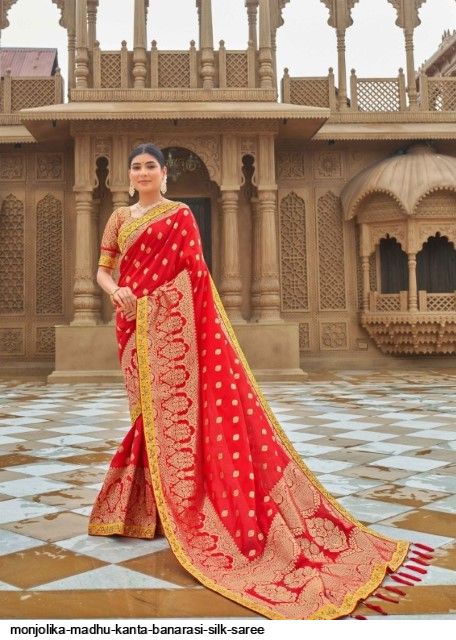 Monjolika MADHU KANTA Banarasi Silk SAREE