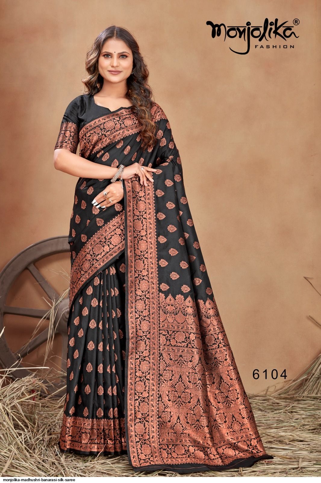 MONJOLIKA MADHUSHRI BANARASI SILK saree