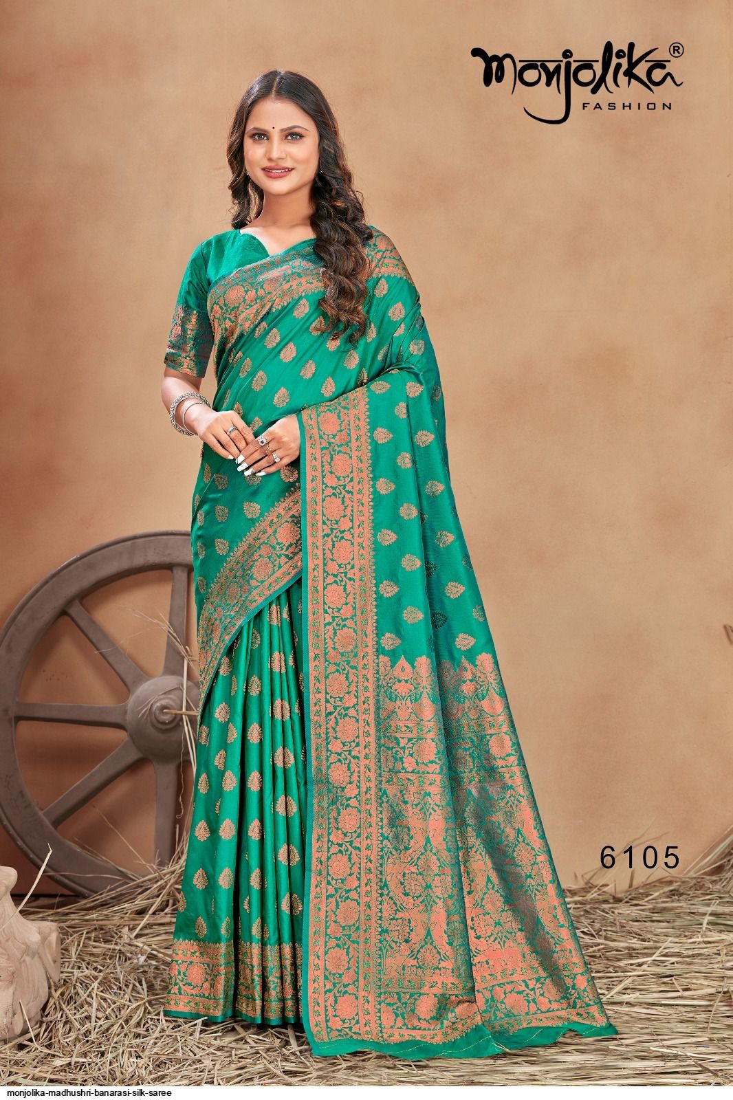 MONJOLIKA MADHUSHRI BANARASI SILK saree