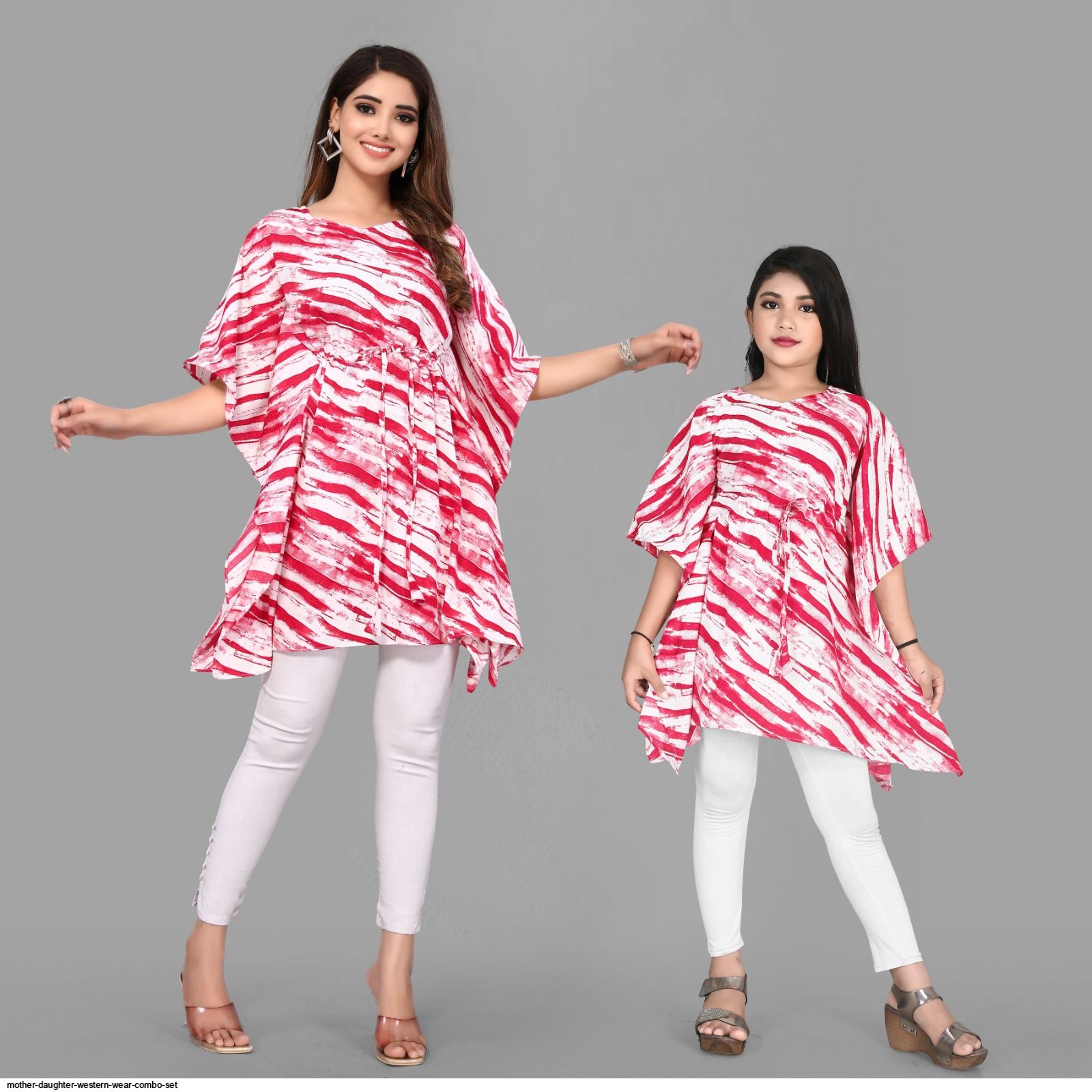 MOTHER DAUGHTER WESTERN WEAR COMBO SET