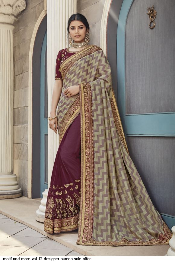 Motif And More Vol 12 Designer Sarees sale offer