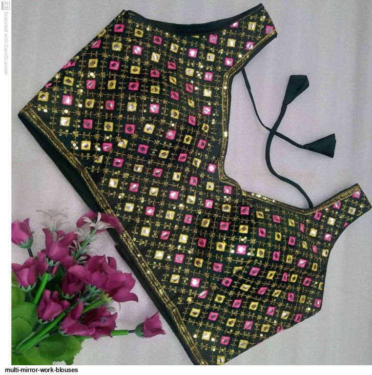 Multi Mirror Work Blouses
