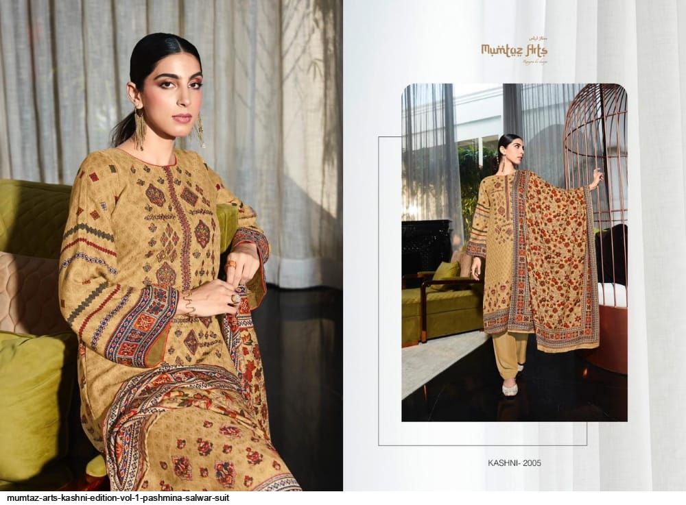 MUMTAZ ARTS KASHNI EDITION Vol 1 Pashmina salwar suit