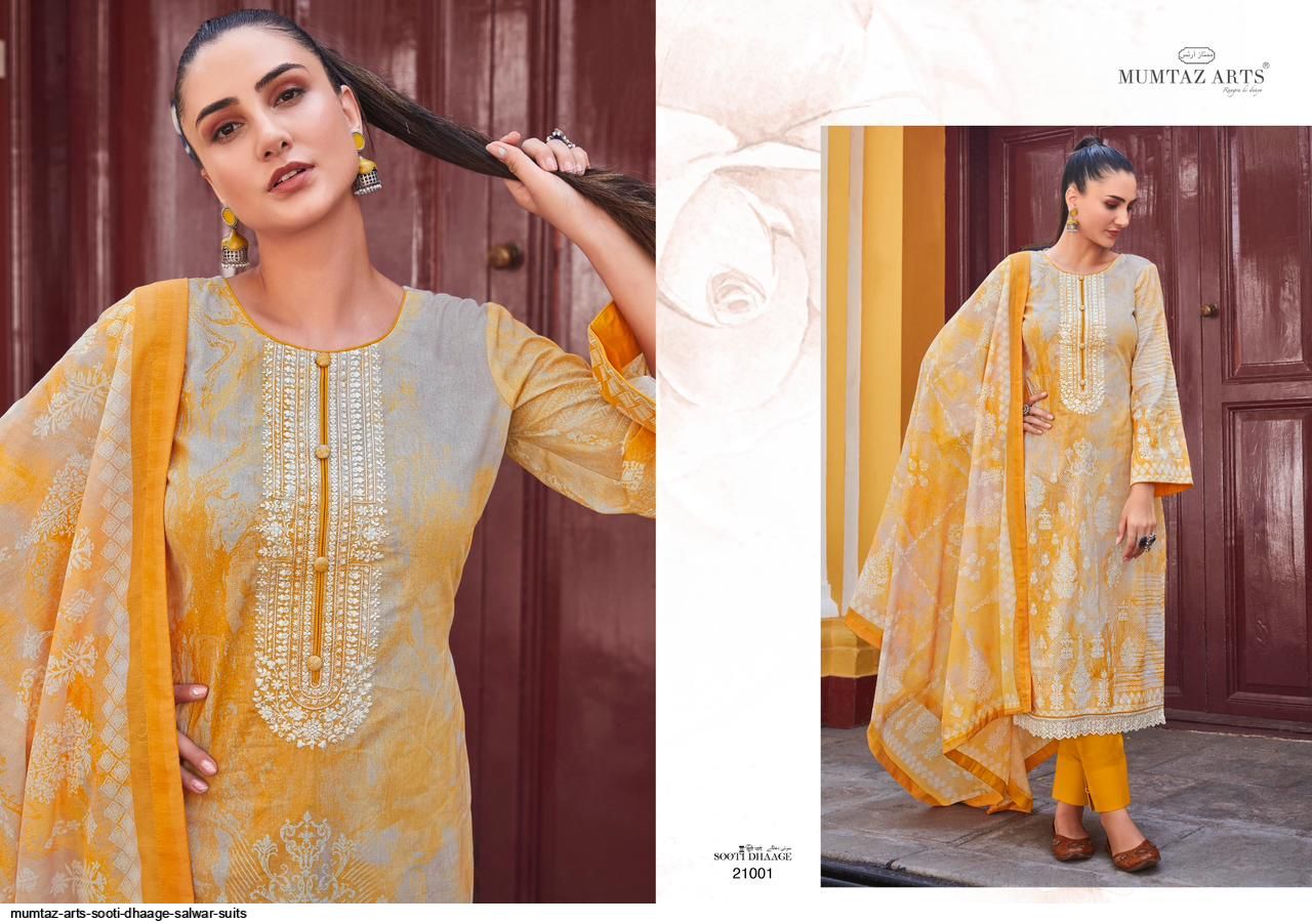 MUMTAZ ARTS SOOTI DHAaGE salwar suits