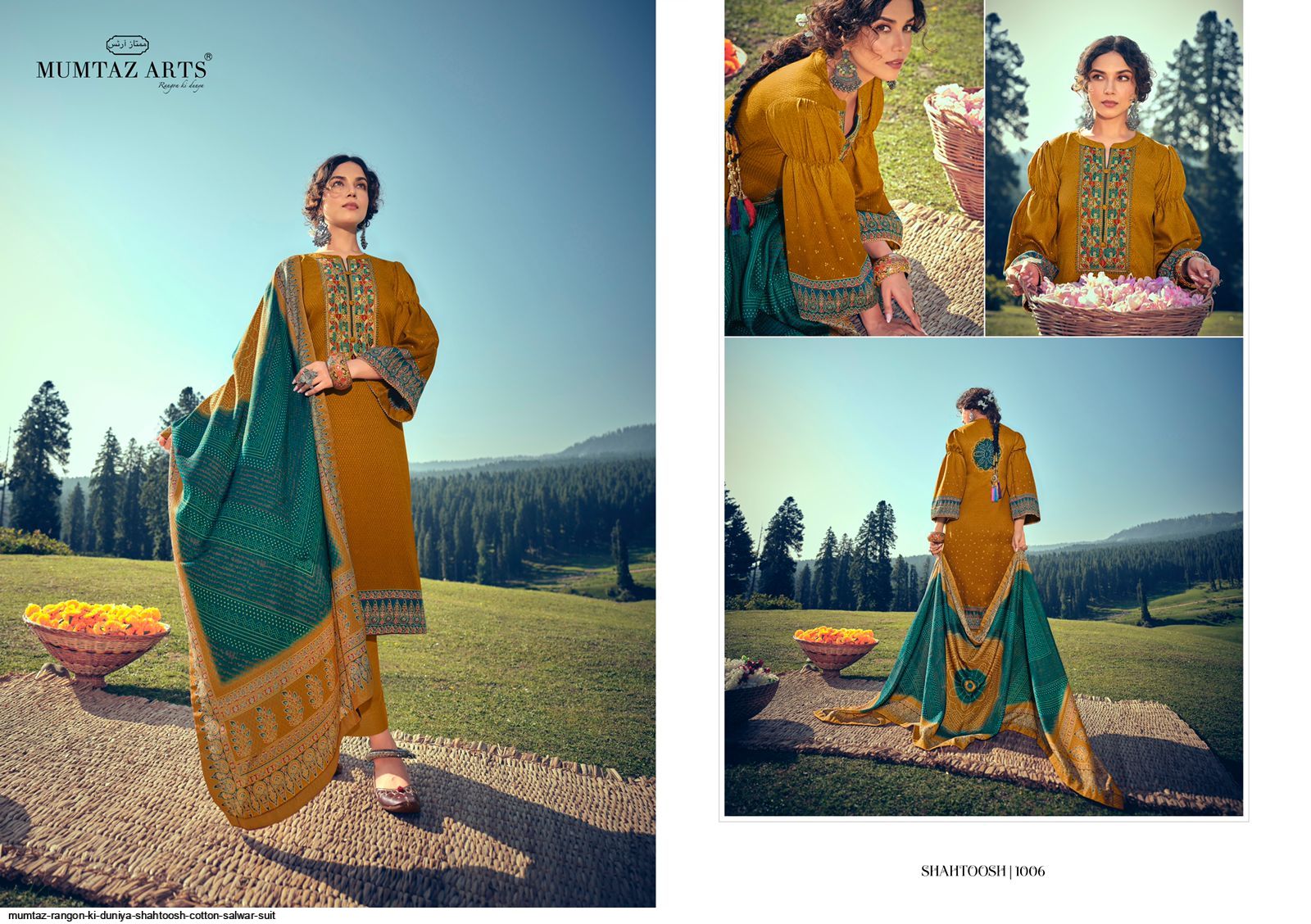 MUMTAZ RANGON KI DUNIYA SHAHTOOSH cotton salwar suit