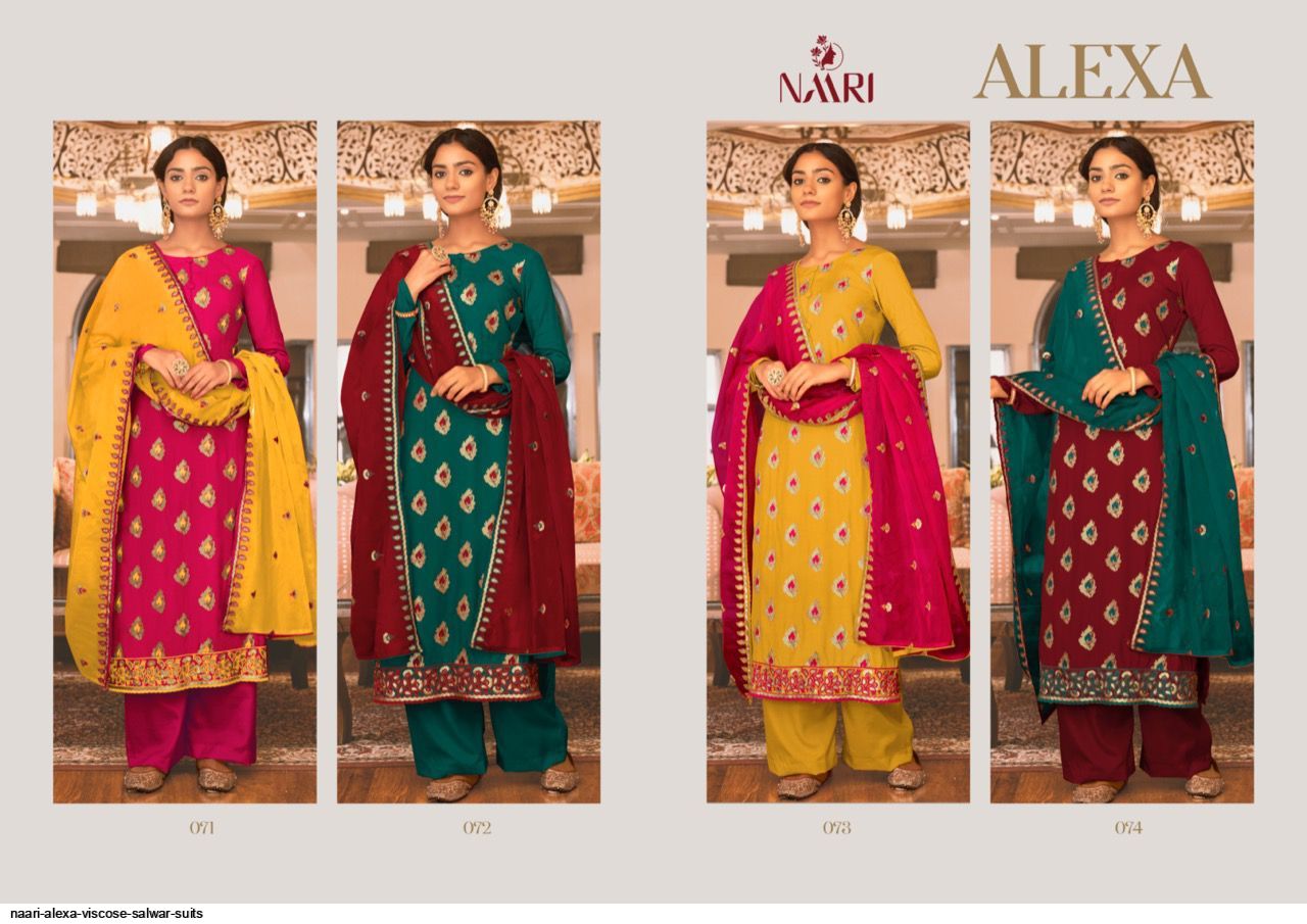 NAARI ALEXA VISCOSE SALWAR SUITS