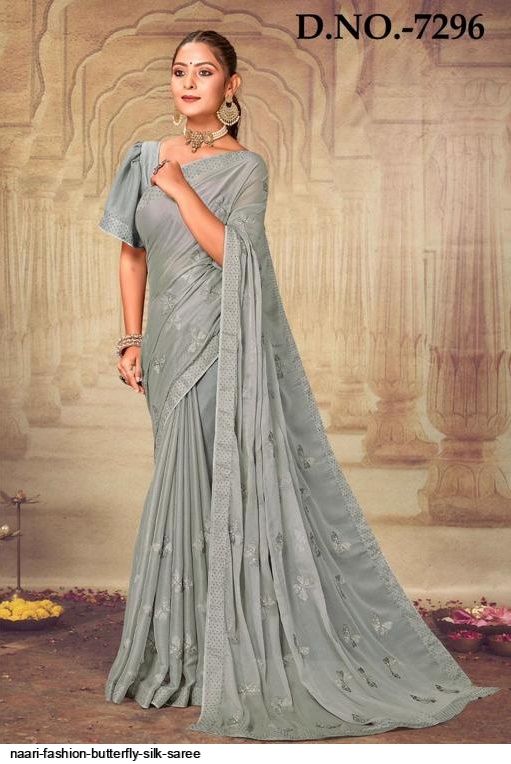 NAARI FASHION BUTTERFLY SILK SAREE