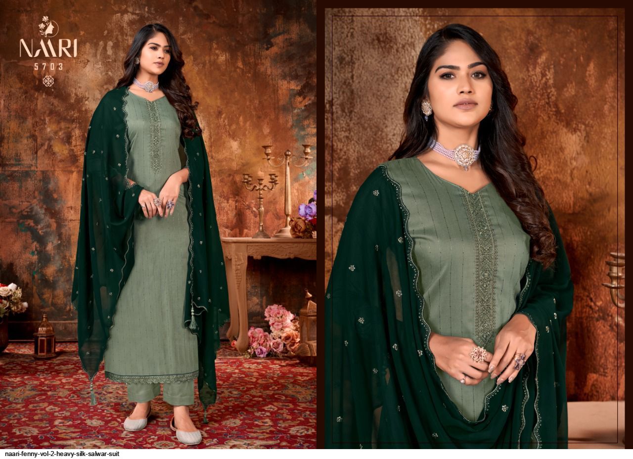 NAARI FENNY vol 2 Heavy silk salwar suit