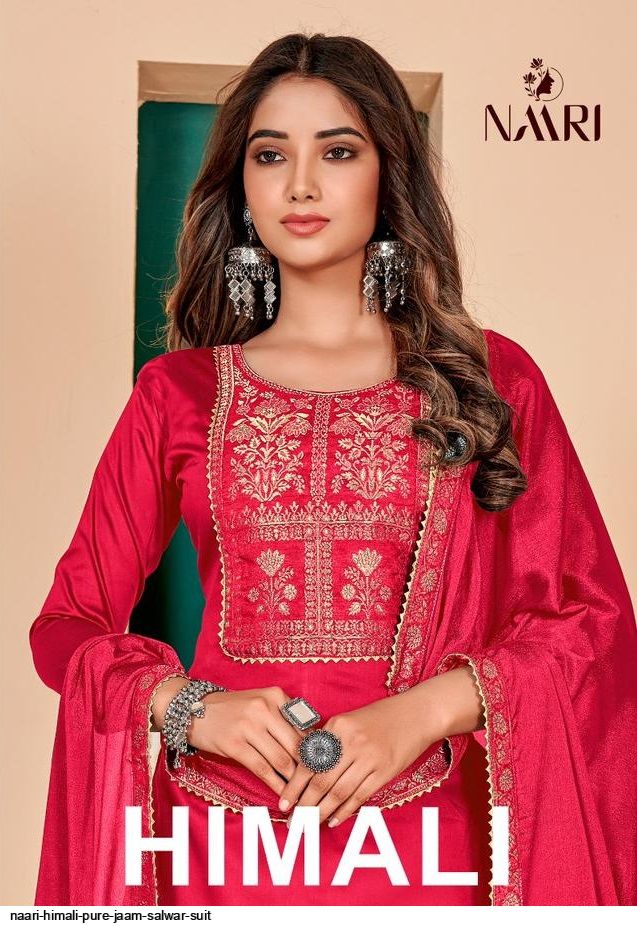NAARI HIMALI PURE JAAM SALWAR SUIT