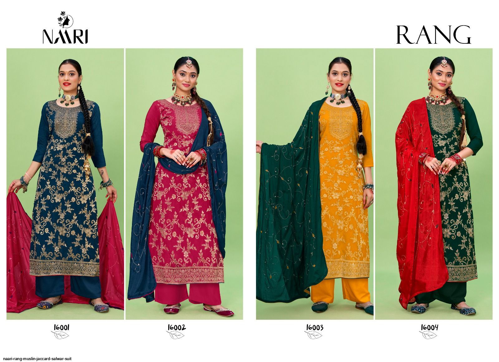 NAARI RANG Muslin Jaccard SALWAR SUIT
