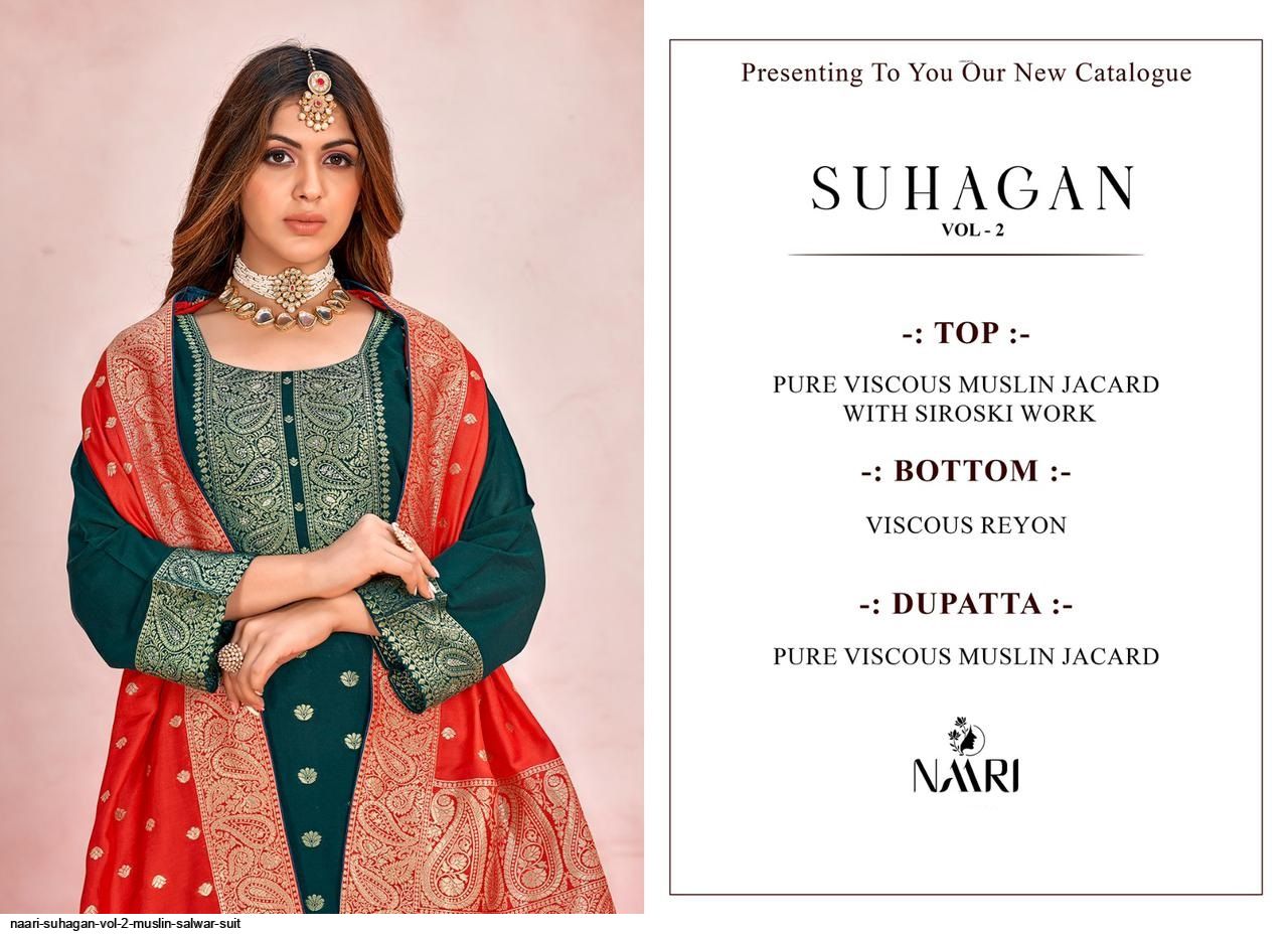 NAARI SUHAGAN vol 2 muslin salwar suit