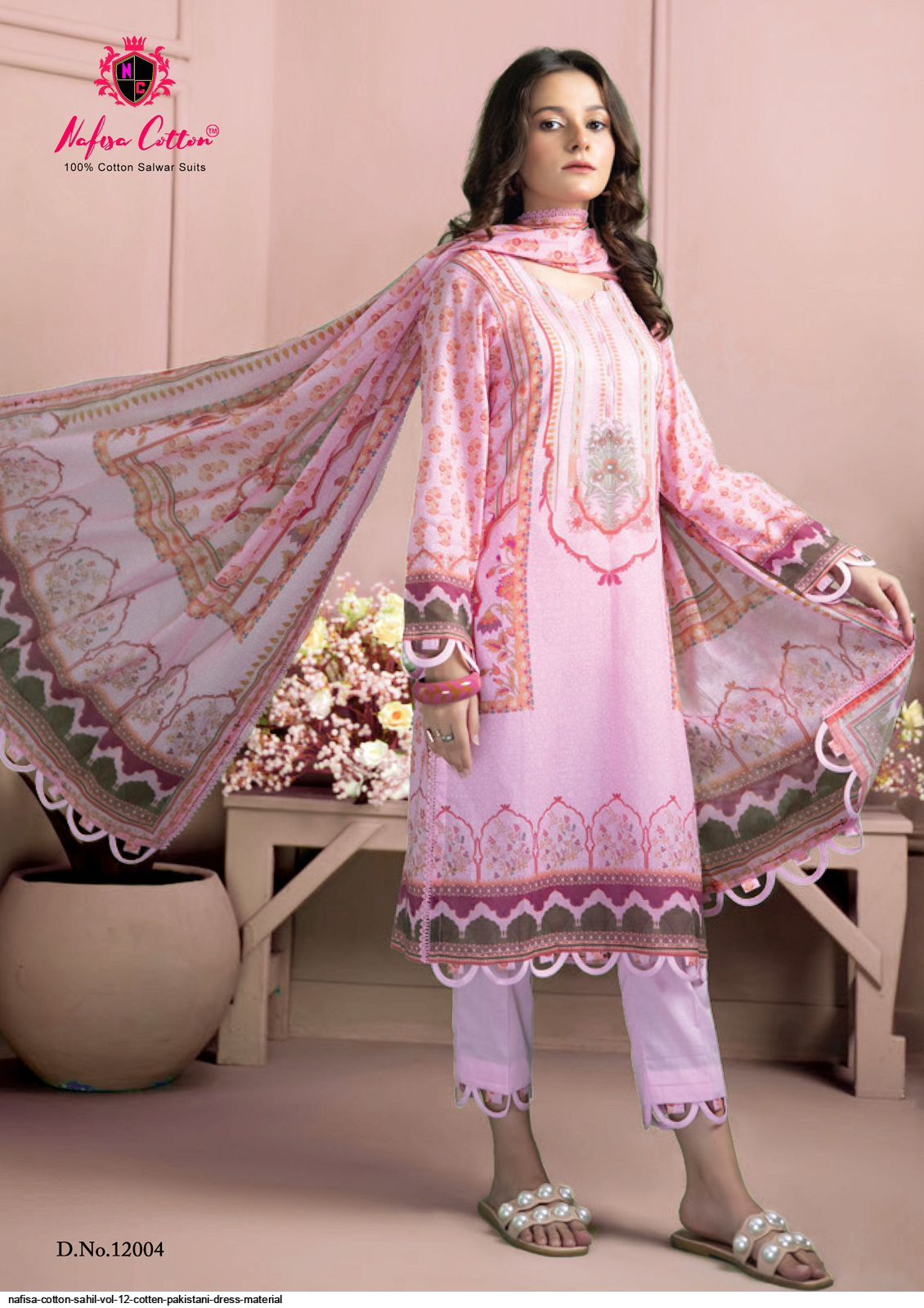 NAFISA COTTON SAHIL VOL 12 COTTEN PAKISTANI DRESS MATERIAL