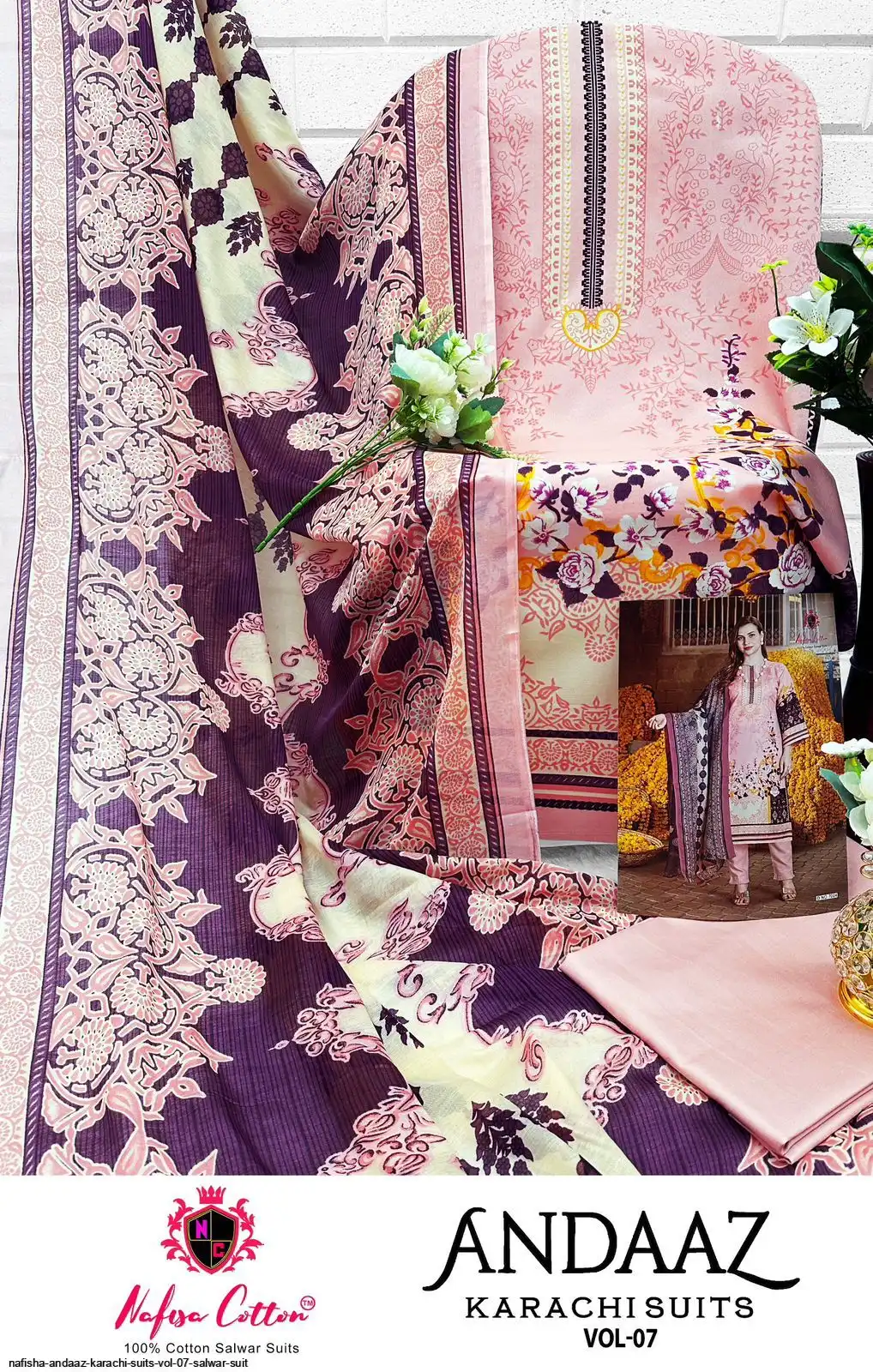 NAFISHA ANDAAZ KARACHI SUITS VOL 07 salwar suit