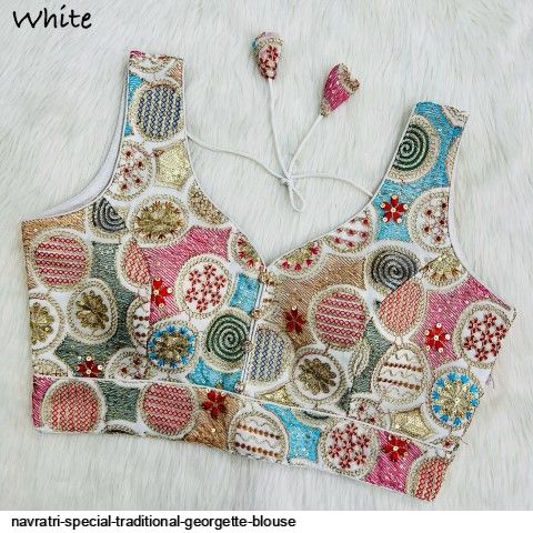 NAVRATRI SPECIAL TRADITIONAL GEORGETTE BLOUSE
