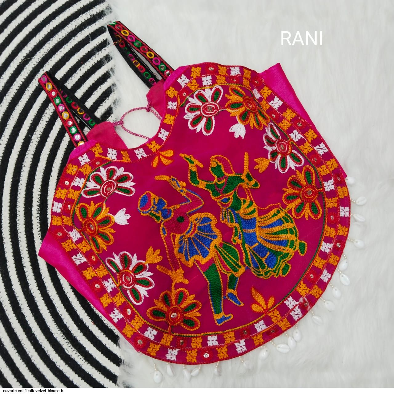 NAVRATRI VOL 1 SILK VELVET BLOUSE