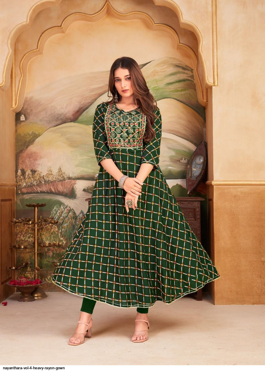 NAYANTHARA vol 4 HEAVY RAYON gown