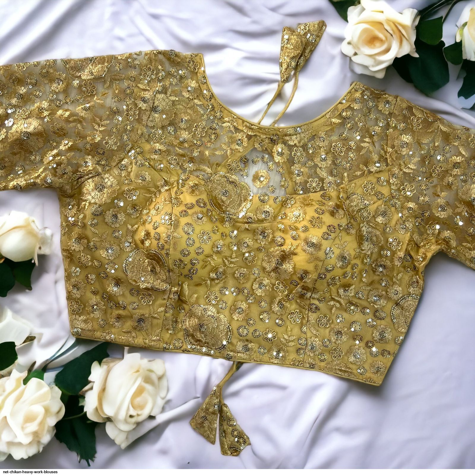 Net Chikan Heavy Work blouses