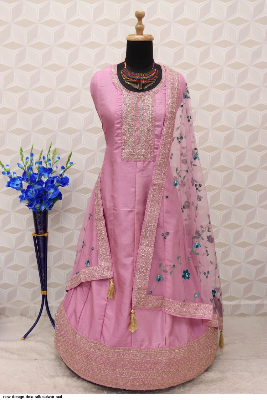 new-design-dola-silk-salwar-suit 17257