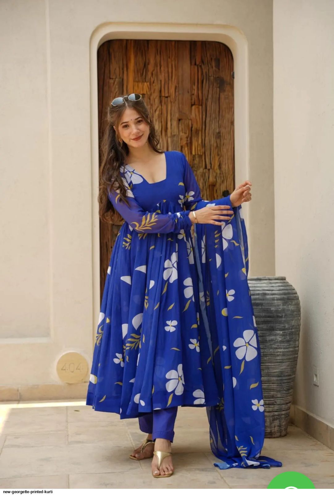 NEW GEORGETTE PRINTED KURTI