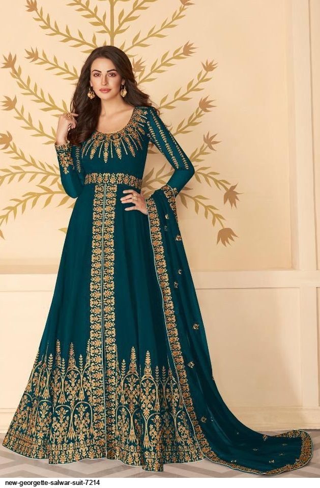 NEW GEORGETTE SALWAR SUIT 7214