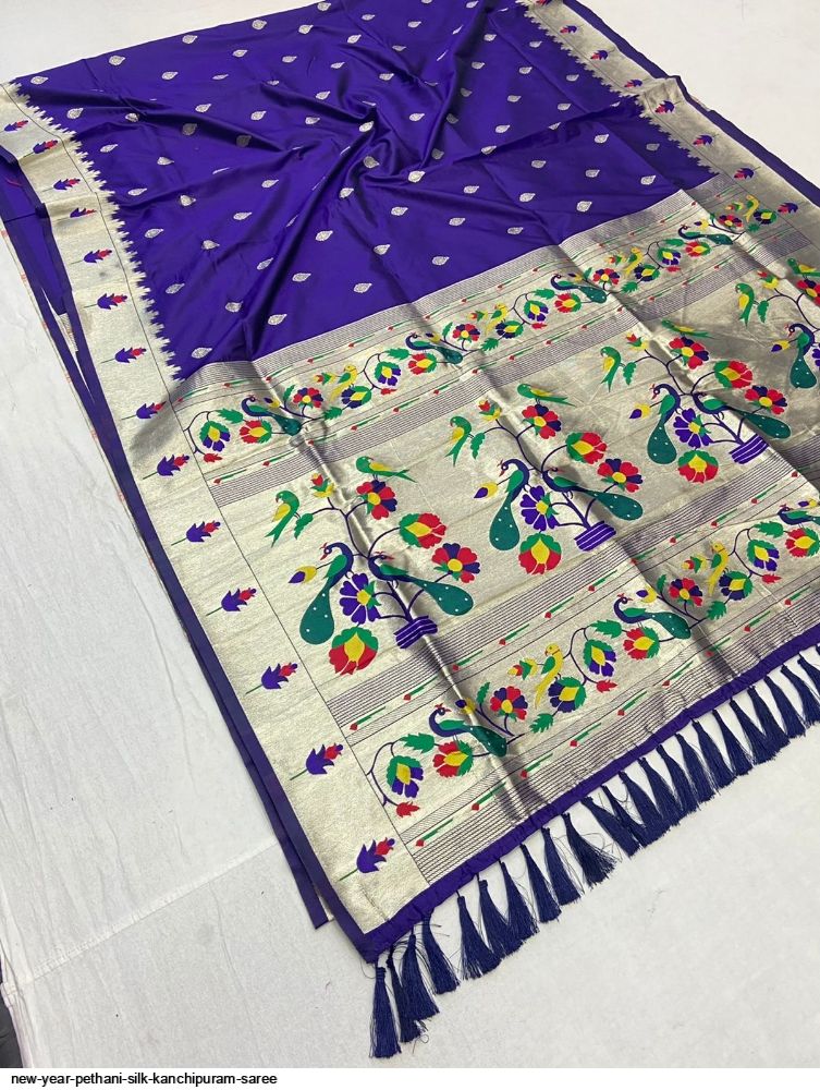 New year PETHANI SILK KANCHIPURAM SAREE