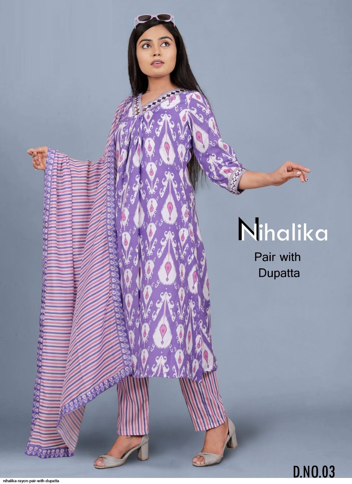 NIHALIKA RAYON PAIR WITH DUPATTA