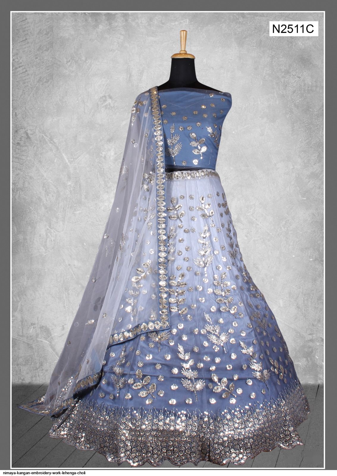 NIMAYA KANGAN EMBROIDERY WORK LEHENGA CHOLI