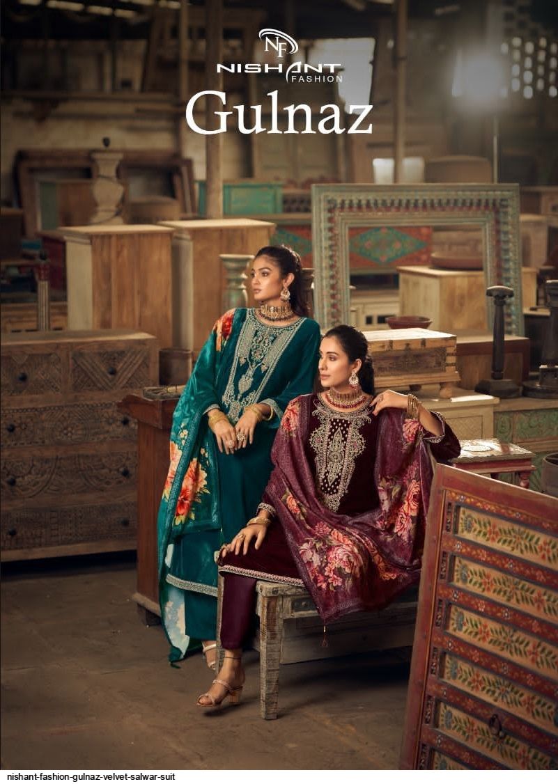 Nishant Fashion GULNAZ velvet SALWAR SUIT