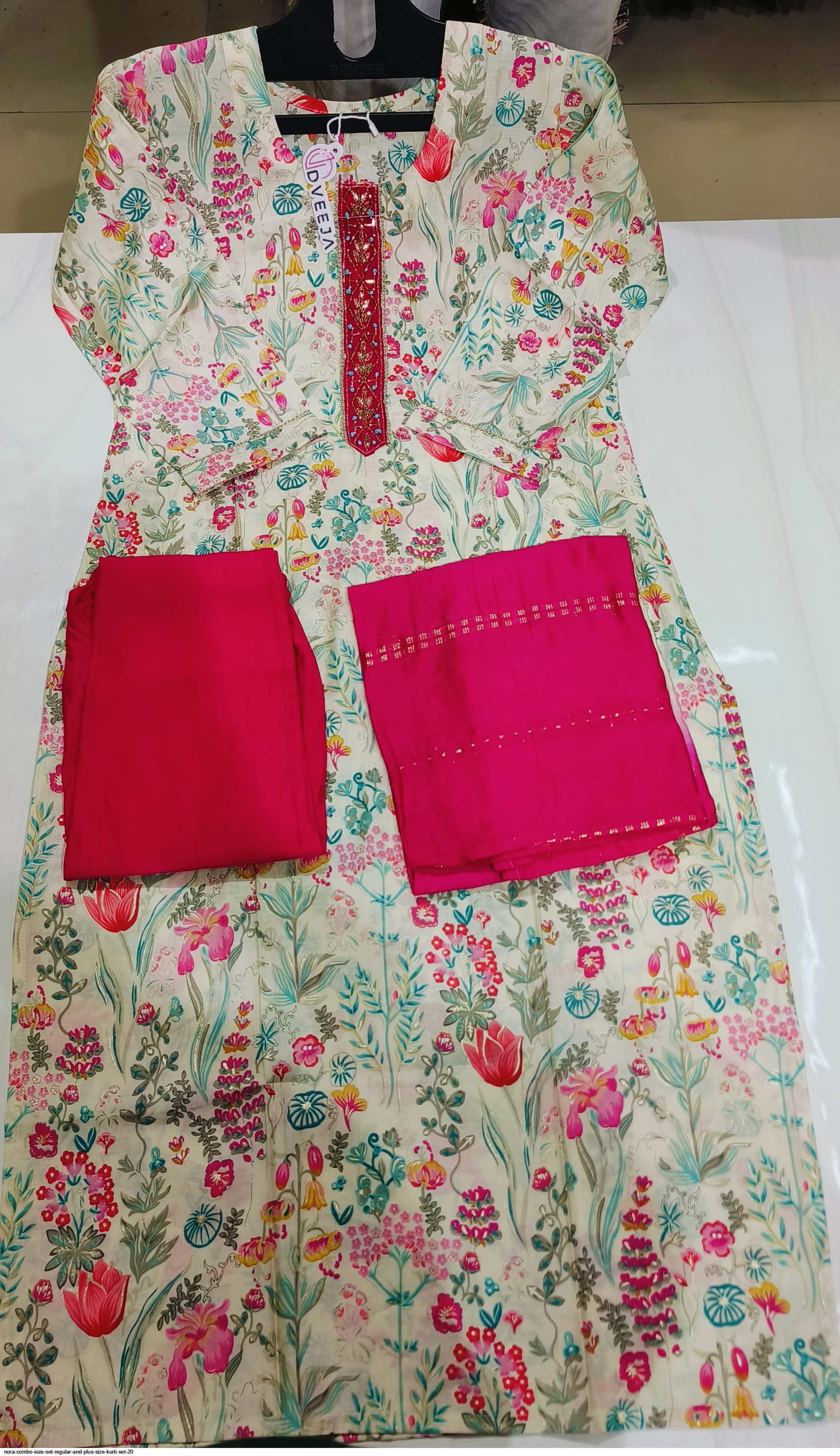 NORA Combo Size set Regular and plus size kurti set 20
