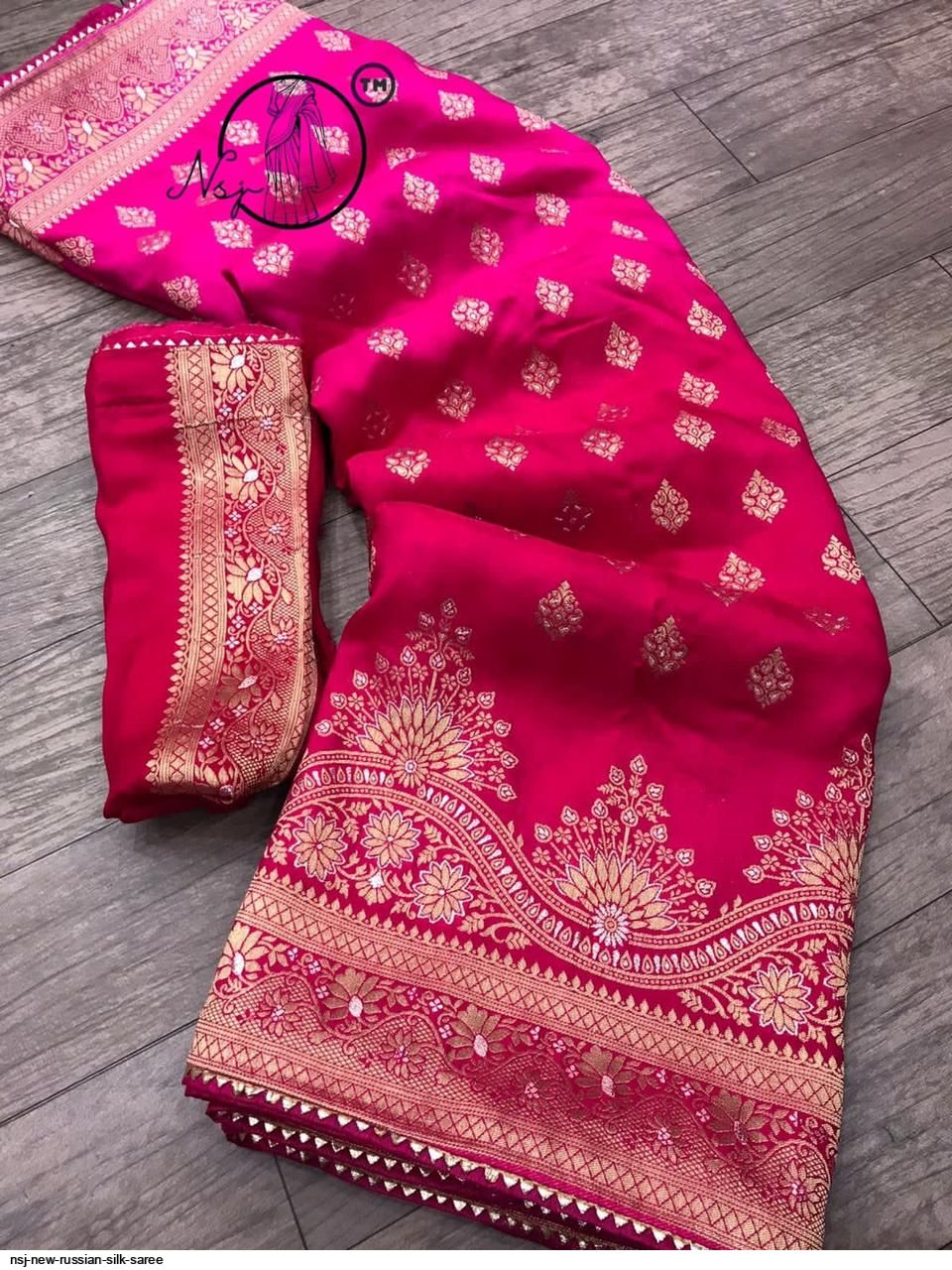 NSJ new Russian silk saree