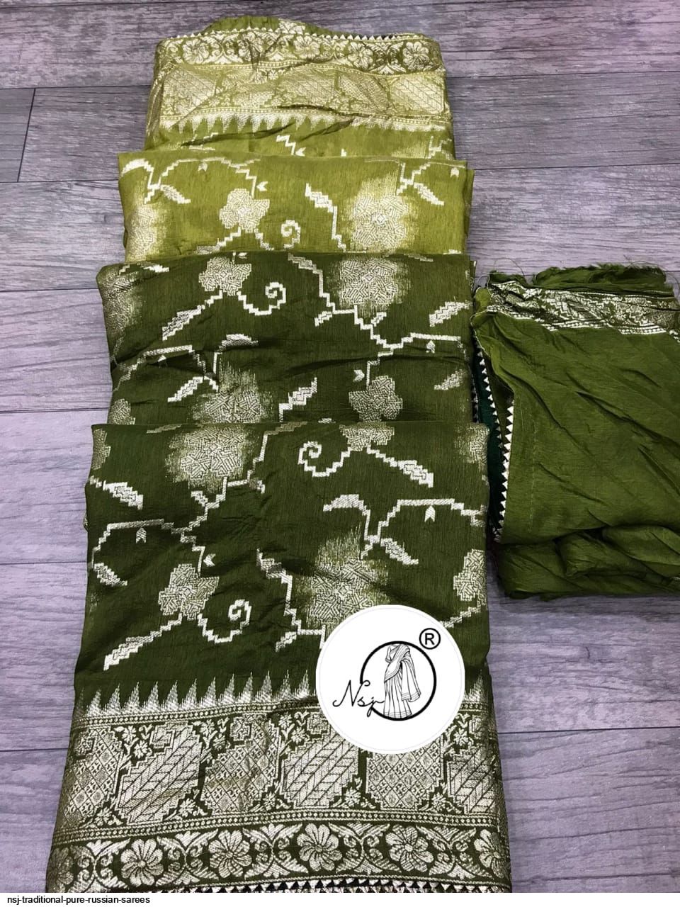 NSJ TRADITIONAL PURE RUSSIAN SAREES