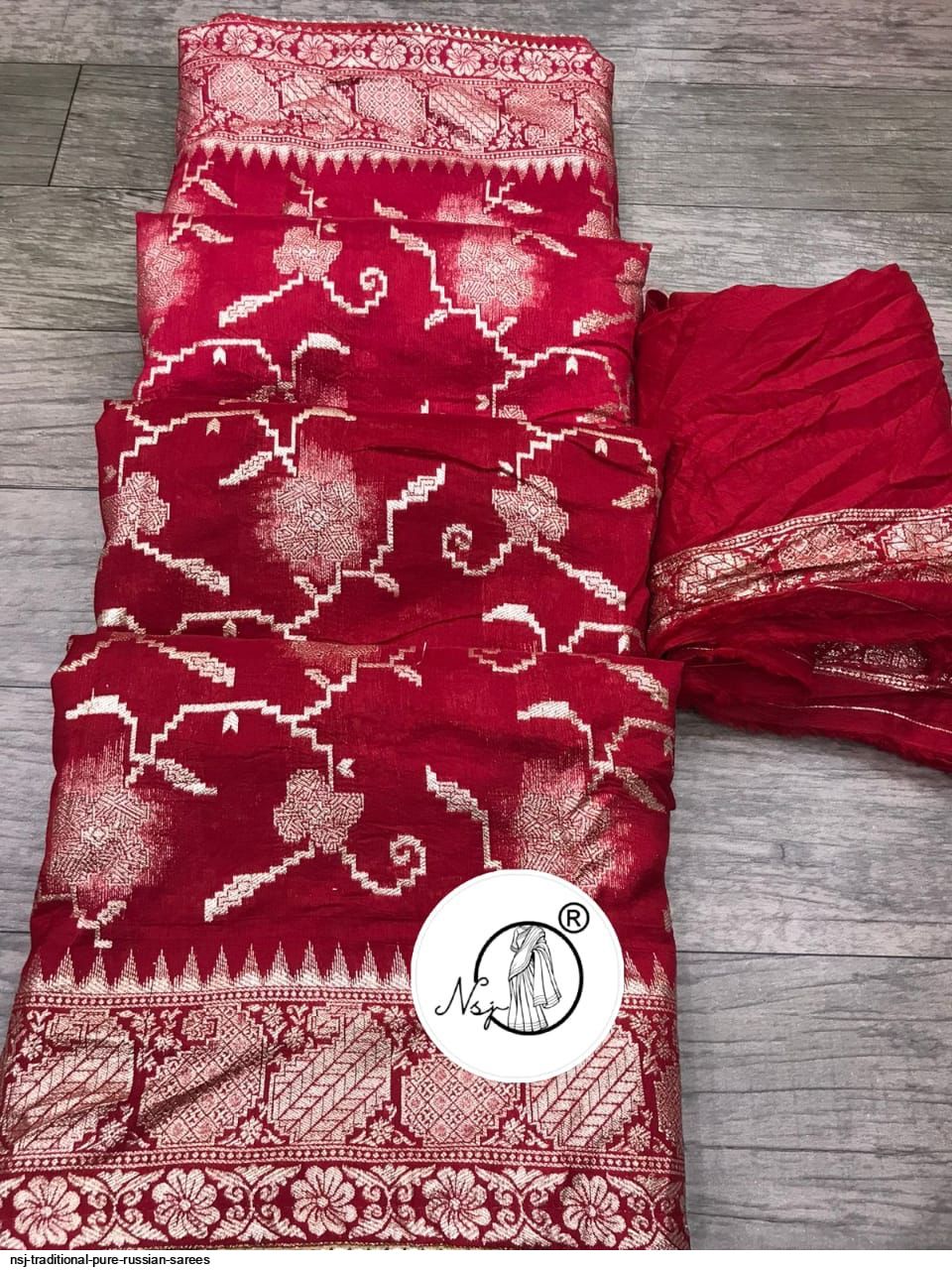 NSJ TRADITIONAL PURE RUSSIAN SAREES