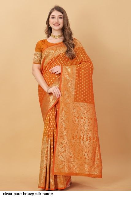 OLIVIA PURE HEAVY SILK SAREE