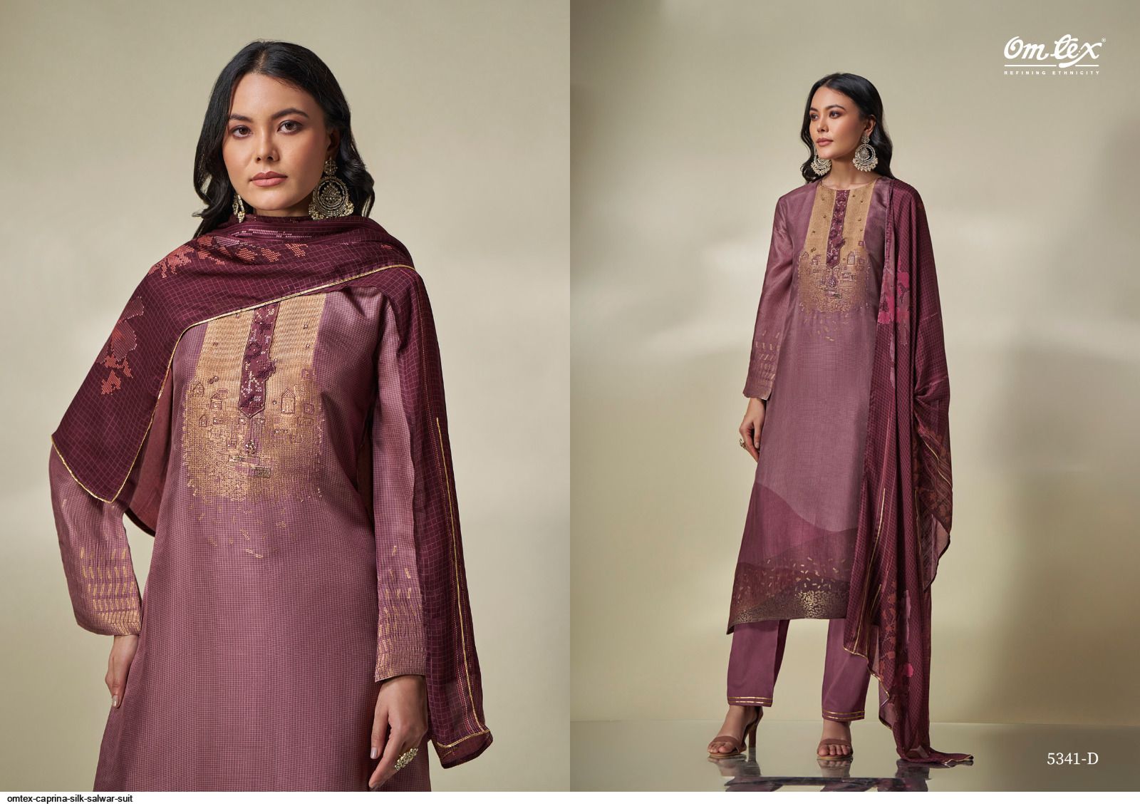 OMTEX CAPRINA SILK SALWAR SUIT