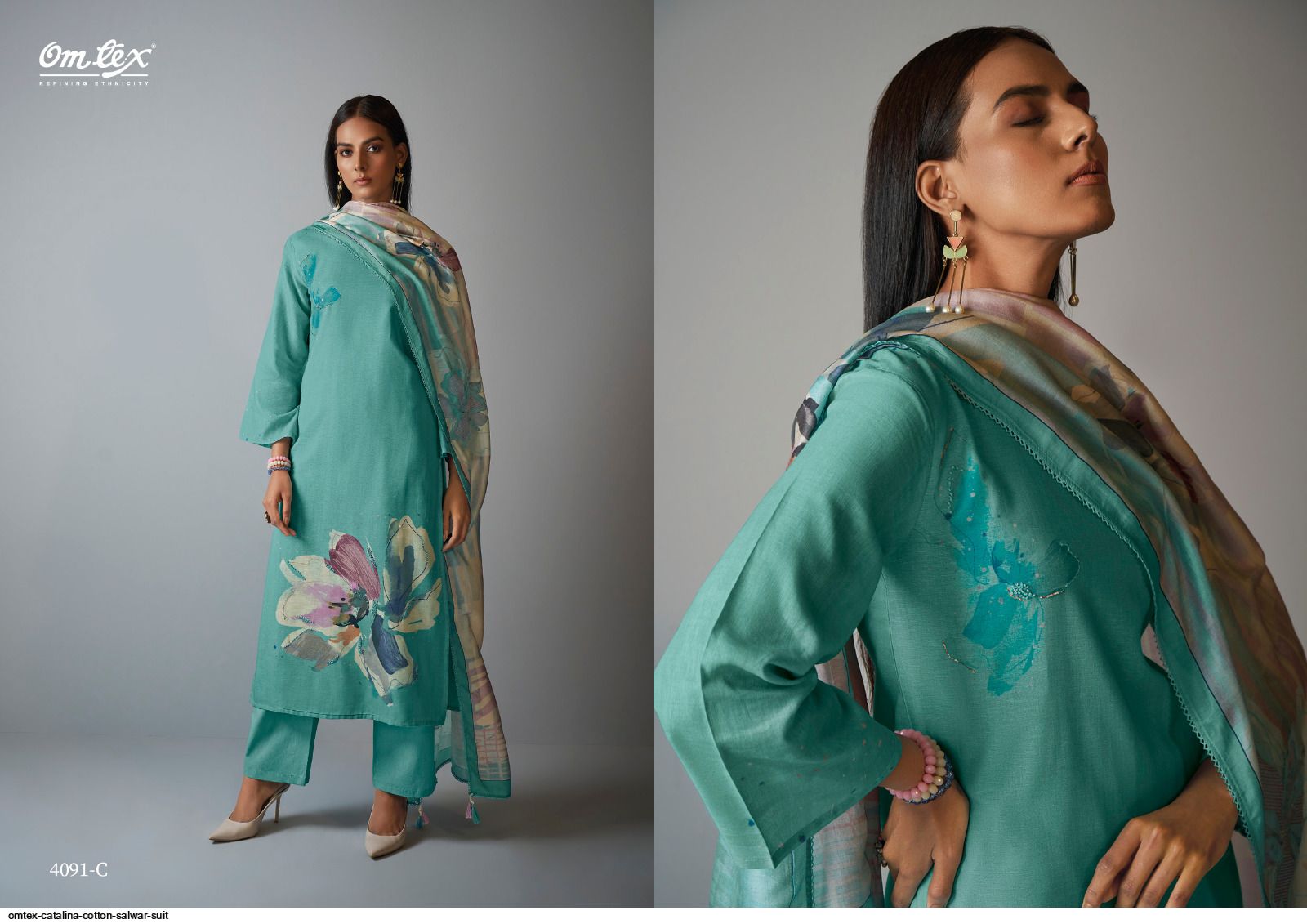 OMTEX CATALINA COTTON salwar suit