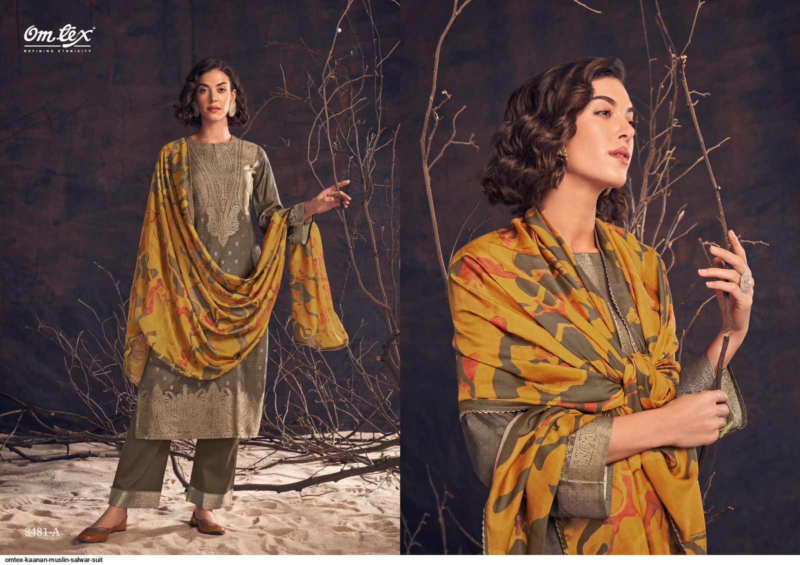 OMTEX KAANAN MUSLIN SALWAR SUIT