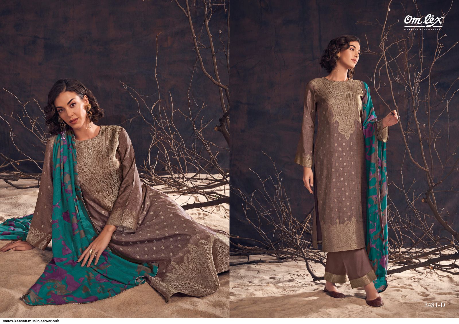 OMTEX KAANAN MUSLIN SALWAR SUIT