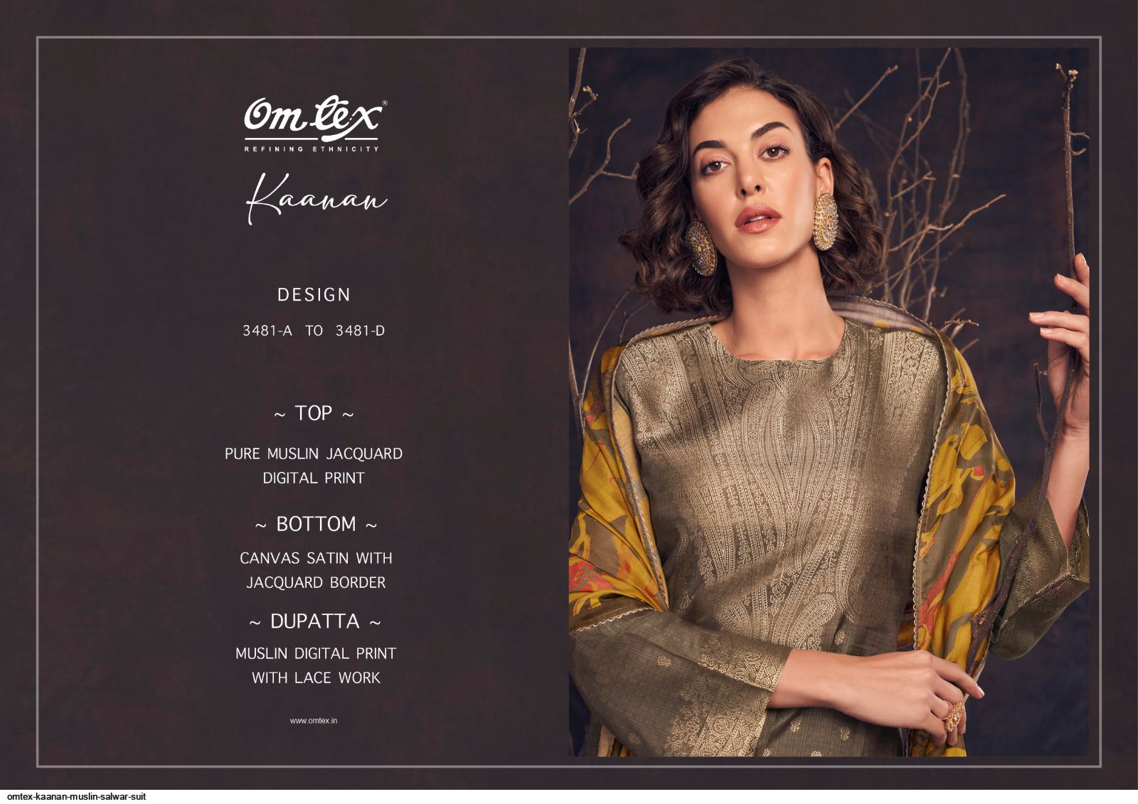 OMTEX KAANAN MUSLIN SALWAR SUIT