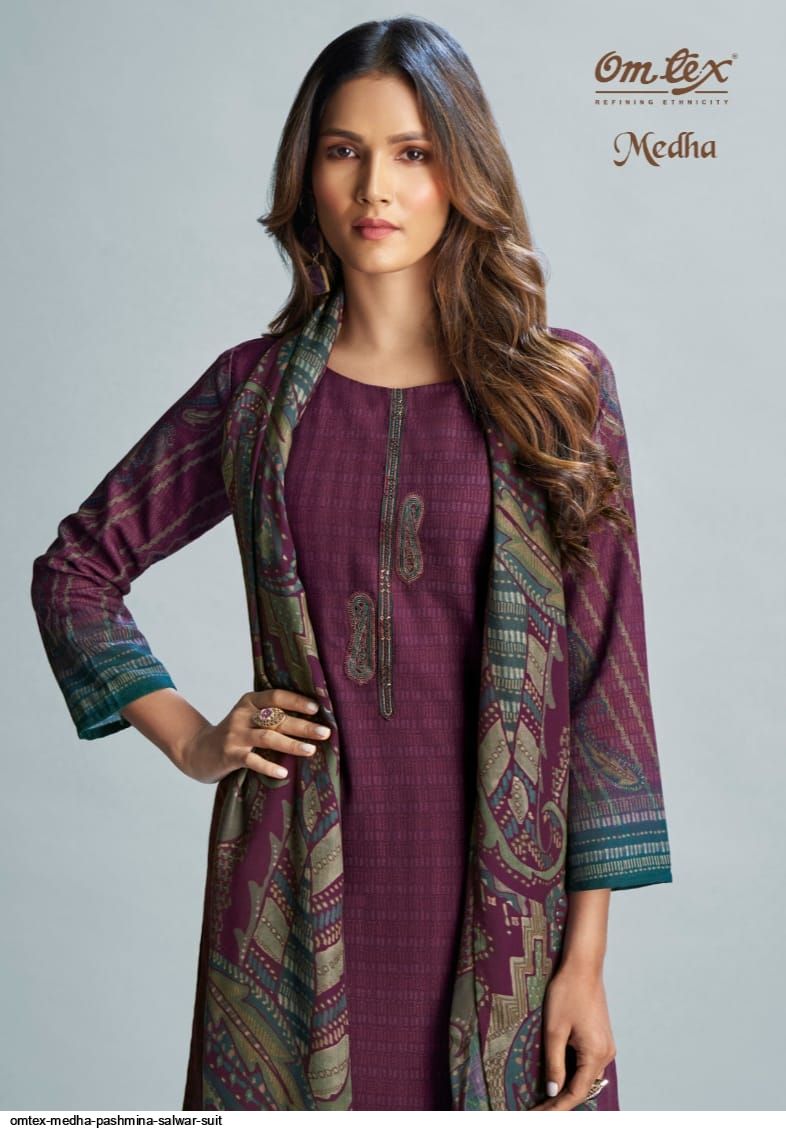OMTEX MEDHA PASHMINA SALWAR SUIT