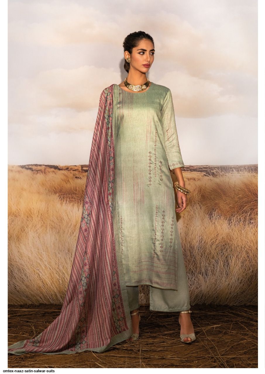 OMTEX NAAZ SATIN salwar suits