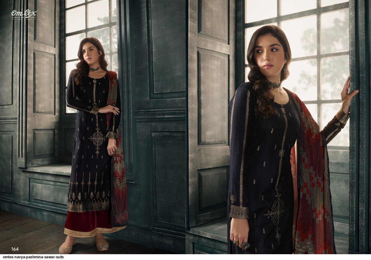 OMTEX NAVYA PASHMINA SAWAR SUITS