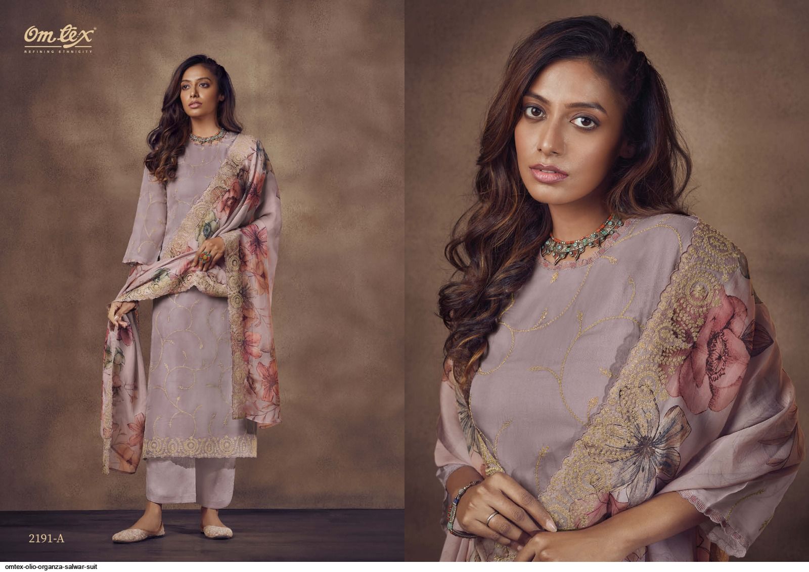 OMTEX OLIO ORGANZA SALWAR SUIT