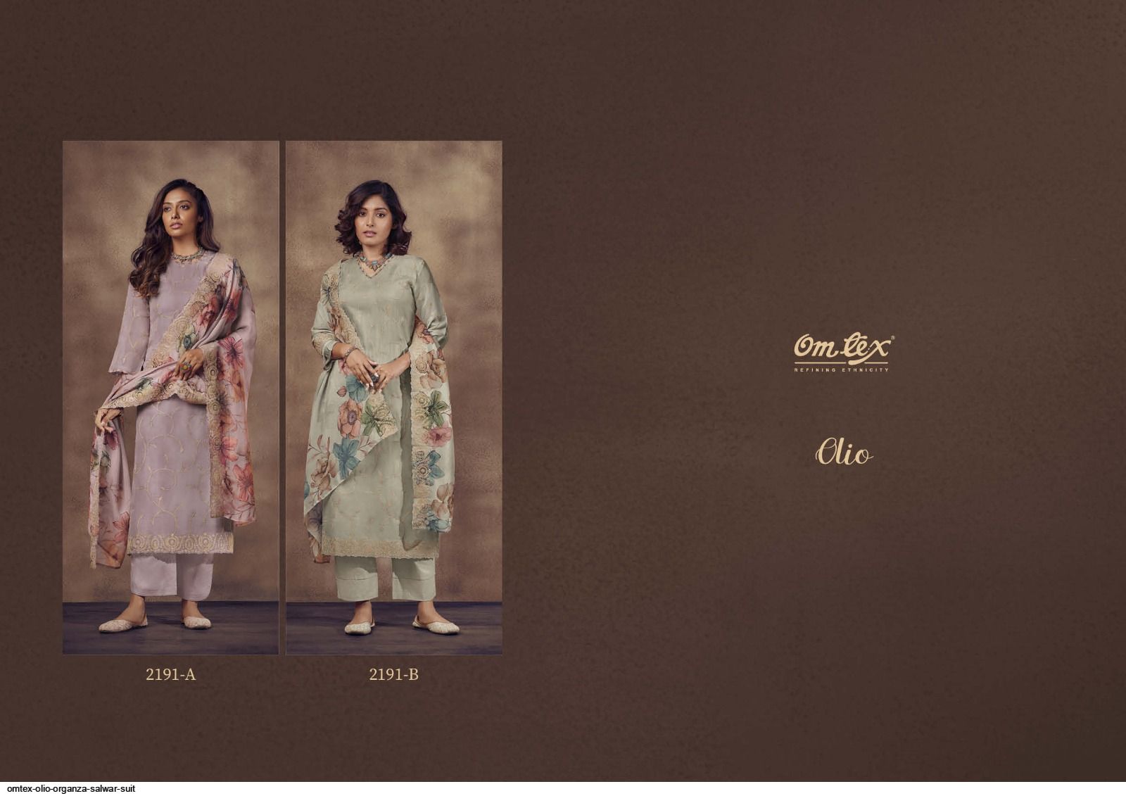 OMTEX OLIO ORGANZA SALWAR SUIT