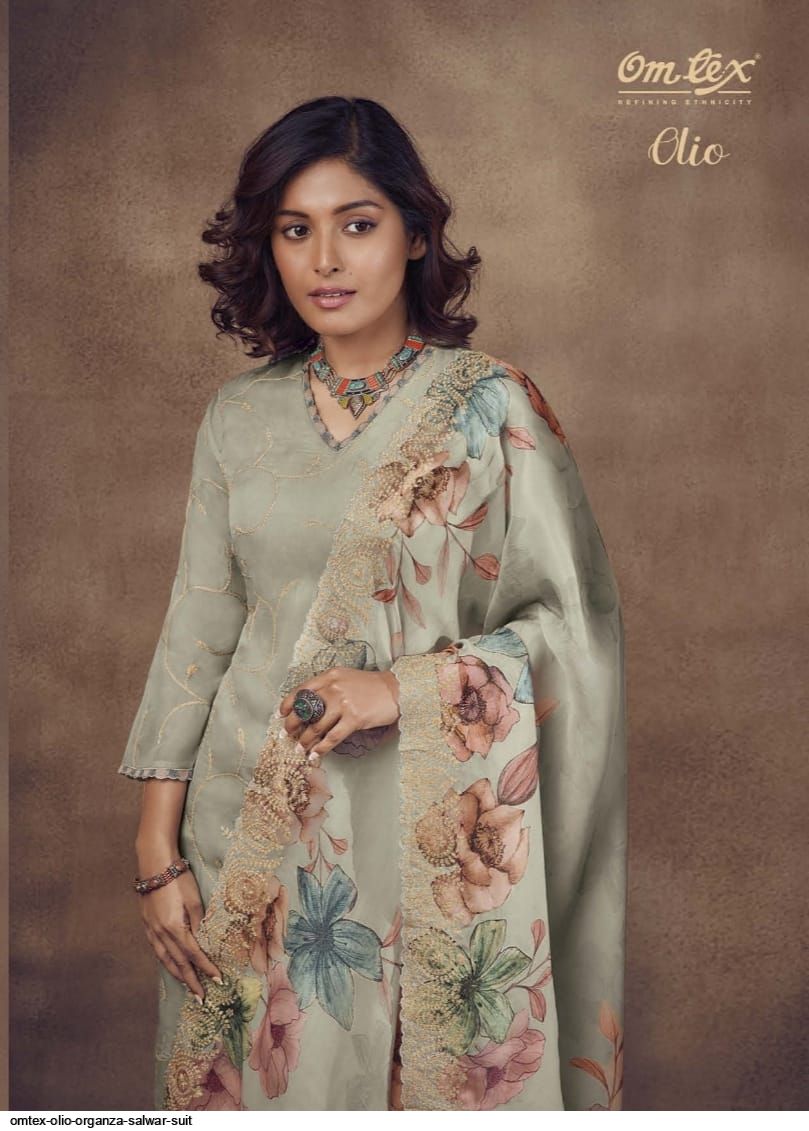OMTEX OLIO ORGANZA SALWAR SUIT