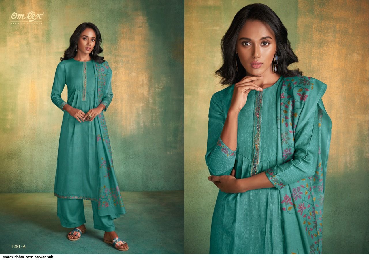 OMTEX RISHTA SATIN SALWAR SUIT