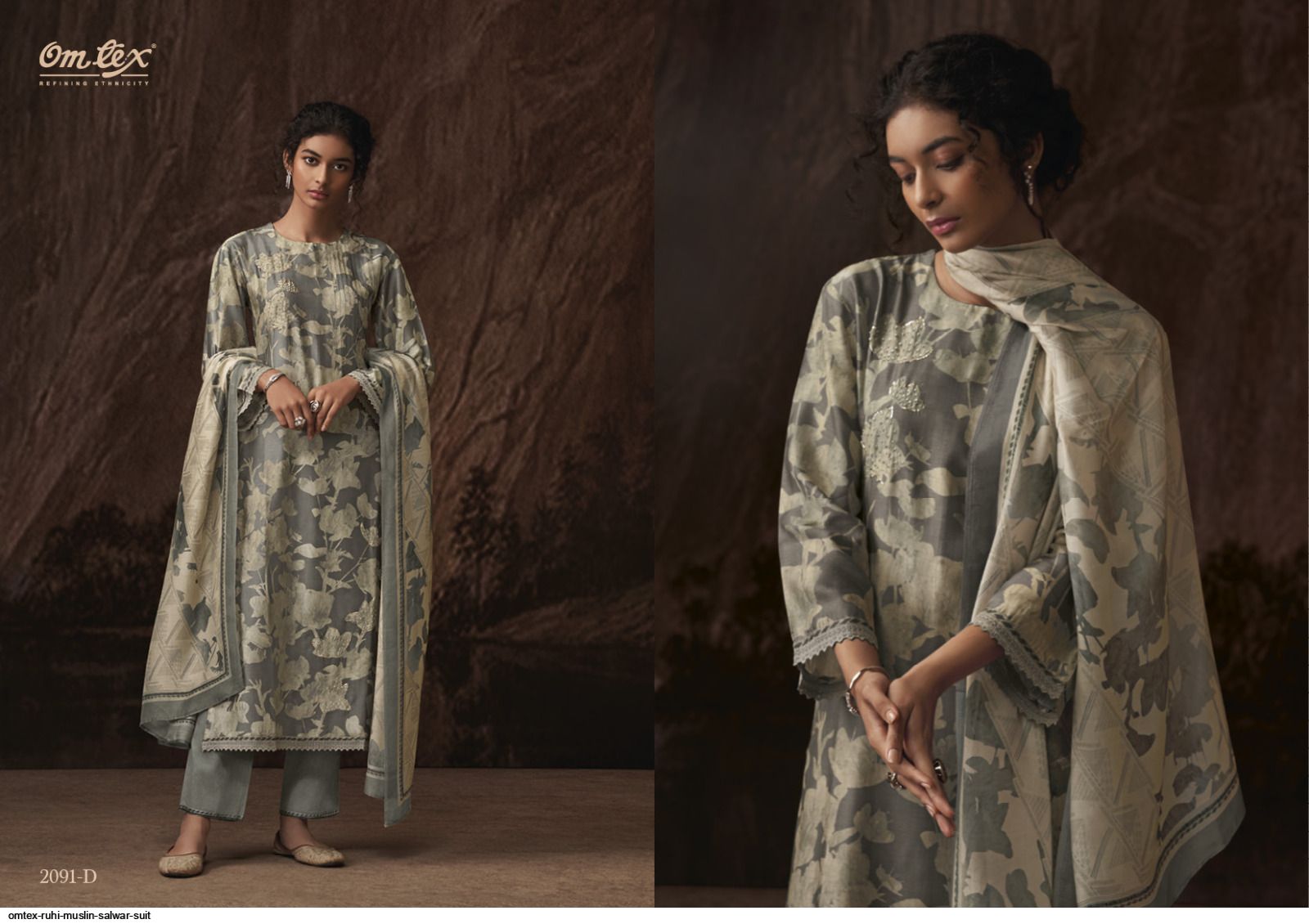 OMTEX RUHI MUSLIN SALWAR SUIT