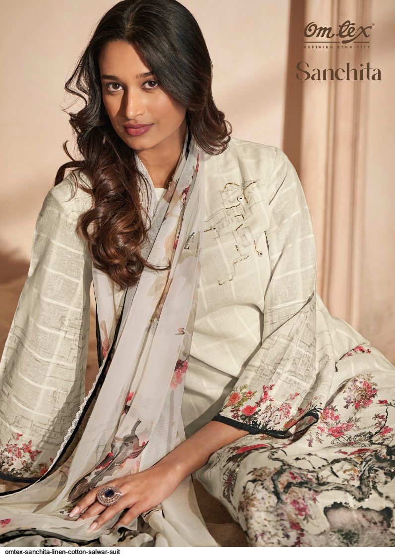 OMTEX SANCHITA LINEN COTTON SALWAR SUIT